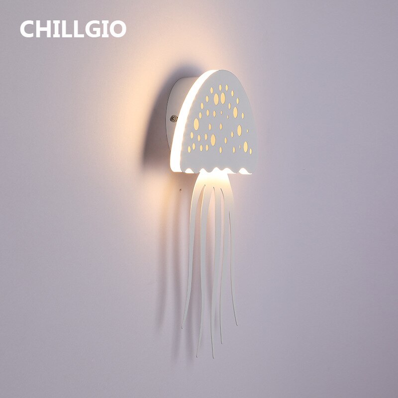 Interior LED Wall Light In Minimalism Jellyfish Design Fixtures - The ...